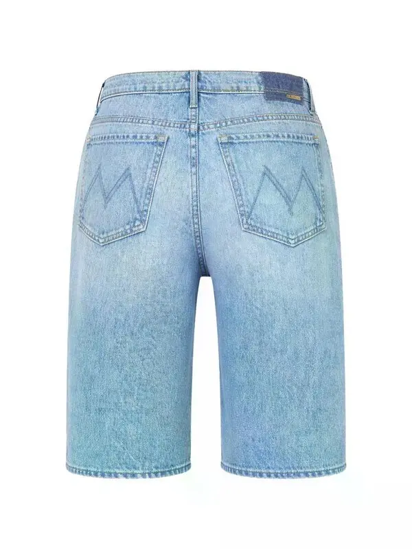 MOTHER The Undercover Denim Shorts - Blue