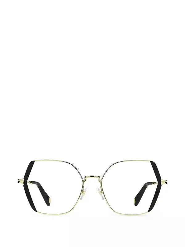 Marc Jacobs Geometric Frame Eyeglasses - Gold