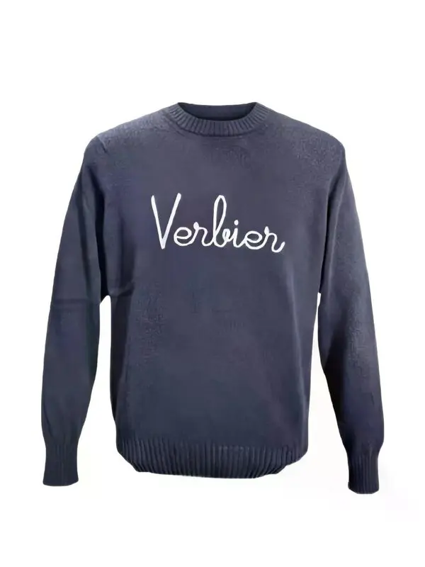 JURTA Slogan-embroidered Sweater