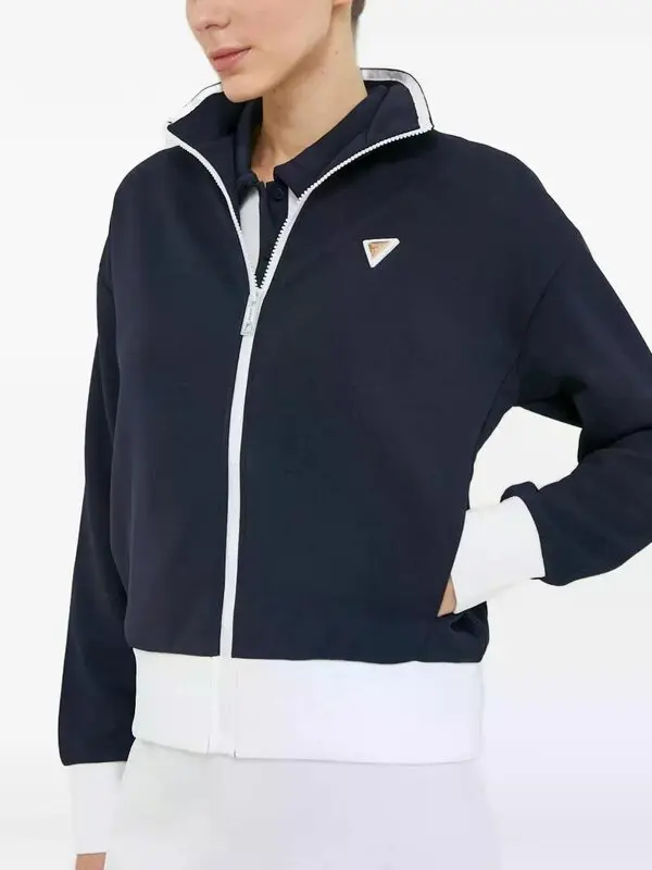 Guess Mylah Zip-up Sweatshirt - Blue