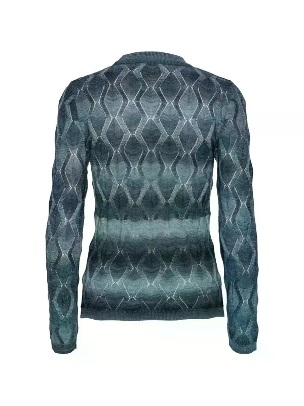 Henrik Vibskov Resonance Pointelle-knit Top - Blue
