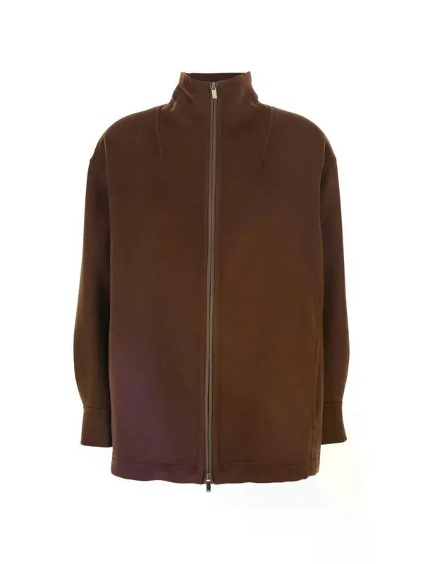Max Mara Pocket Zip-fastening Jacket - Brown