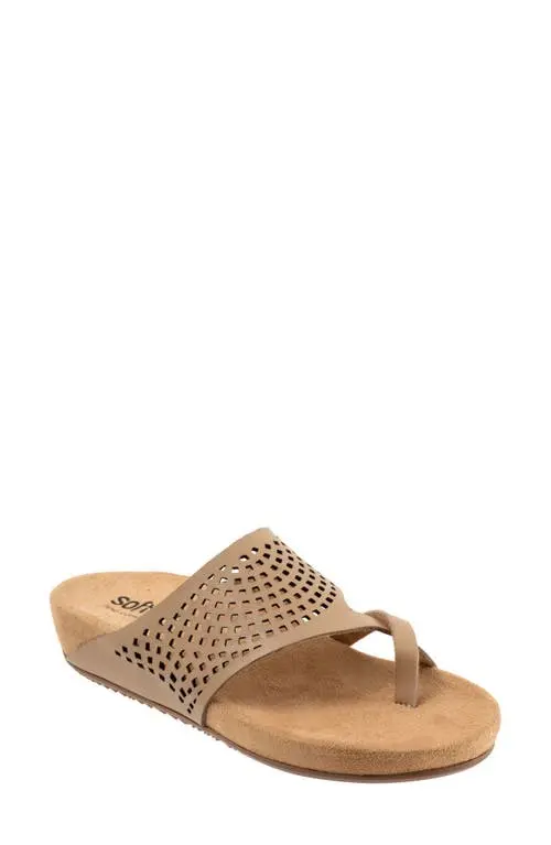Softwalk Blaine Slide Sandal - Beige