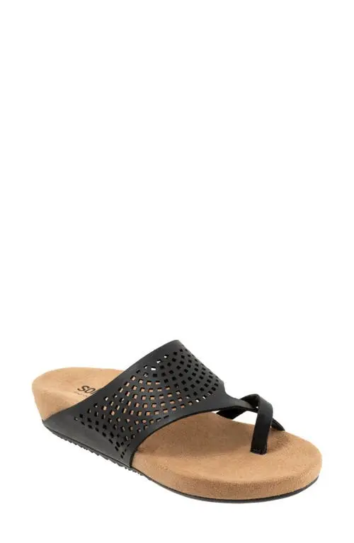 Softwalk Blaine Slide Sandal - Black