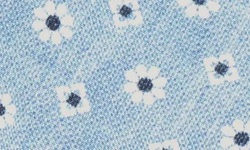 JACK VICTOR Mulroney Geometric Silk Neck Tie - Light Blue