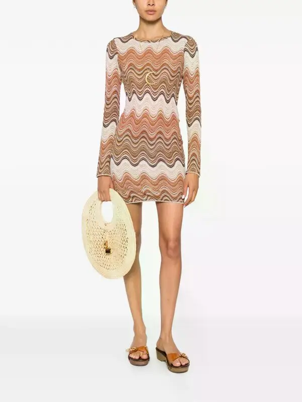 MC2 SAINT BARTH Imany Mini Dress - Brown