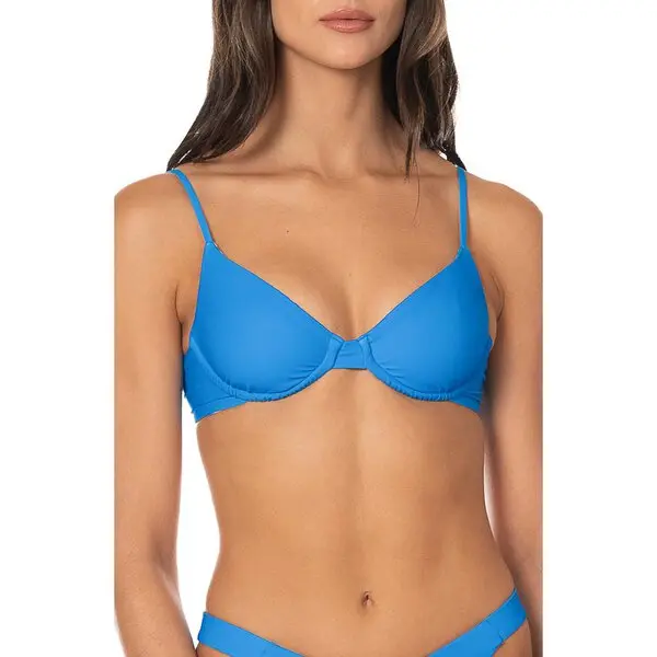 MAAJI Dainty Reversible Underwire Bikini Top - Blue