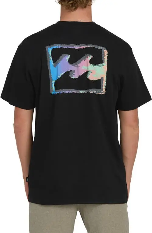 BILLABONG Crayon Wave Premium Graphic T-shirt