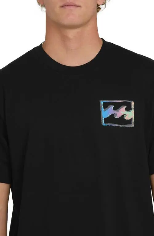 BILLABONG Crayon Wave Premium Graphic T-shirt