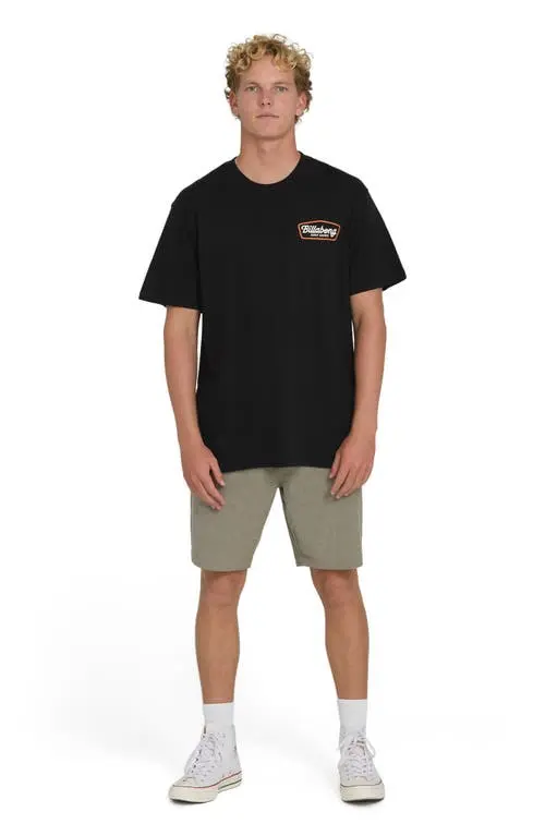BILLABONG Off Duty Premium Graphic T-shirt - Black