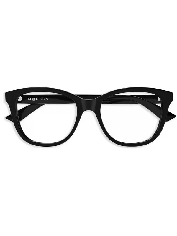 Alexander McQueen Cat-eye Frame Glasses - Black