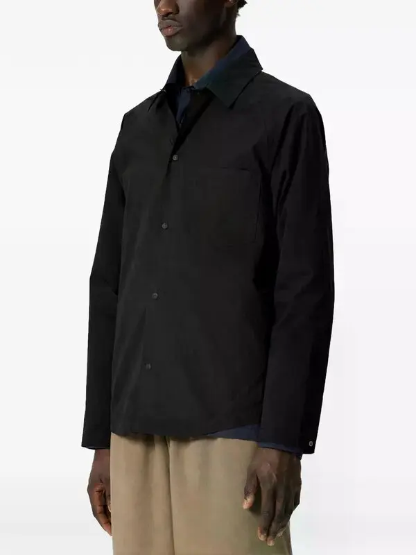 GOLDWIN Sheer Raglan-sleeve Shirt