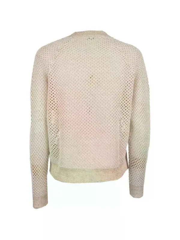 Peserico Sequin-embellished Open-knit Sweater