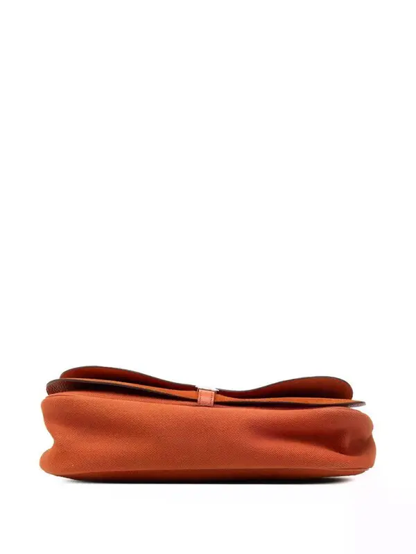 Hermès 2005 Vache Liege And Toile Sac Colorado Pm Shoulder Bag - Orange