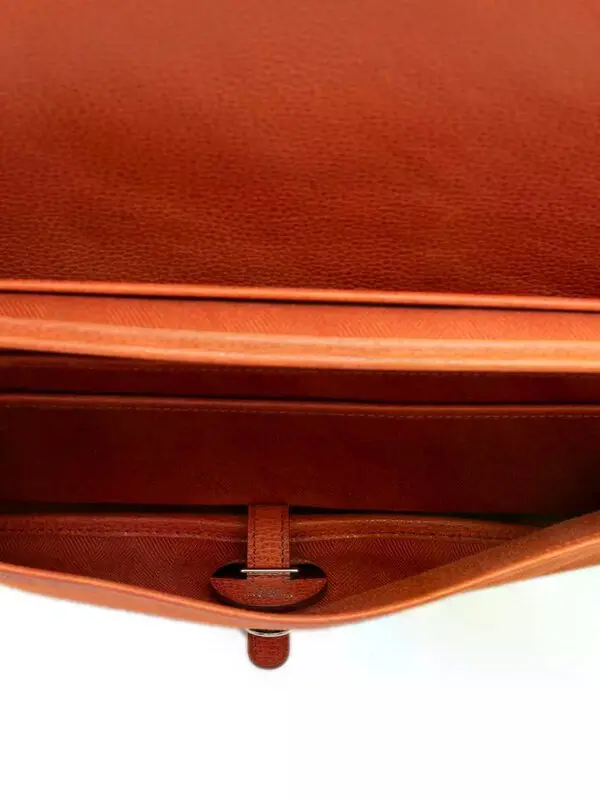 Hermès 2005 Vache Liege And Toile Sac Colorado Pm Shoulder Bag - Orange
