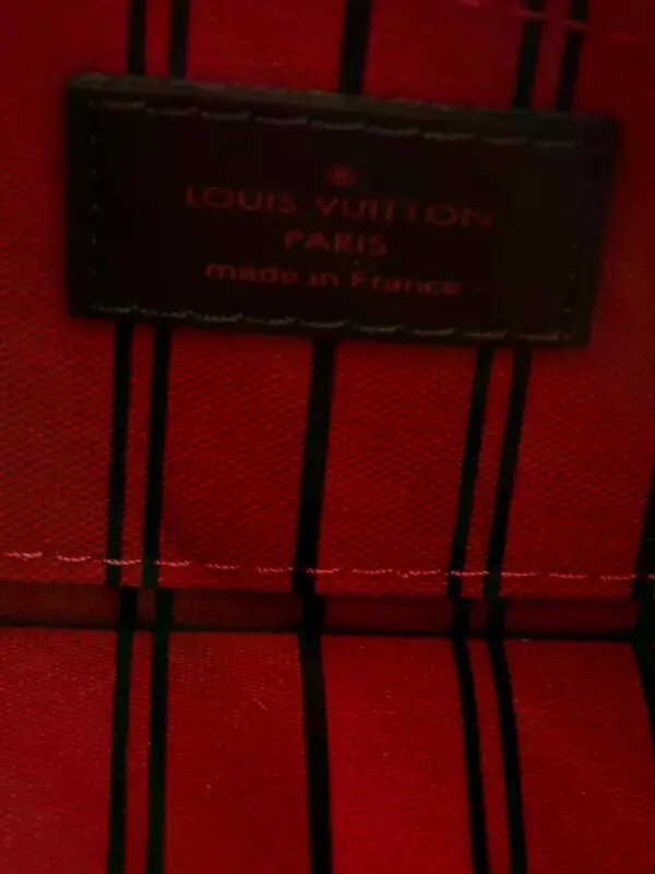 LOUIS VUITTON 2017 Damier Ebene Neverfull Pm Pouch