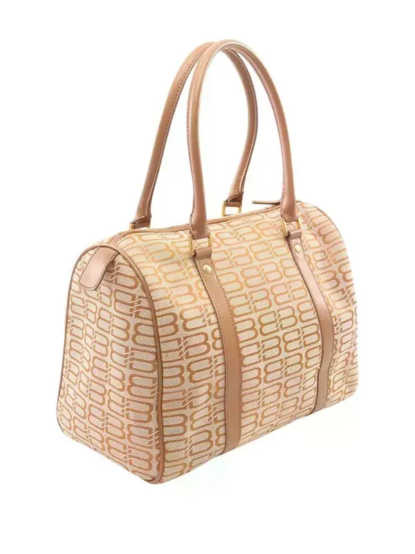 Balenciaga 2010-2026 Bb Logo Boston Bag - Neutrals | Editorialist