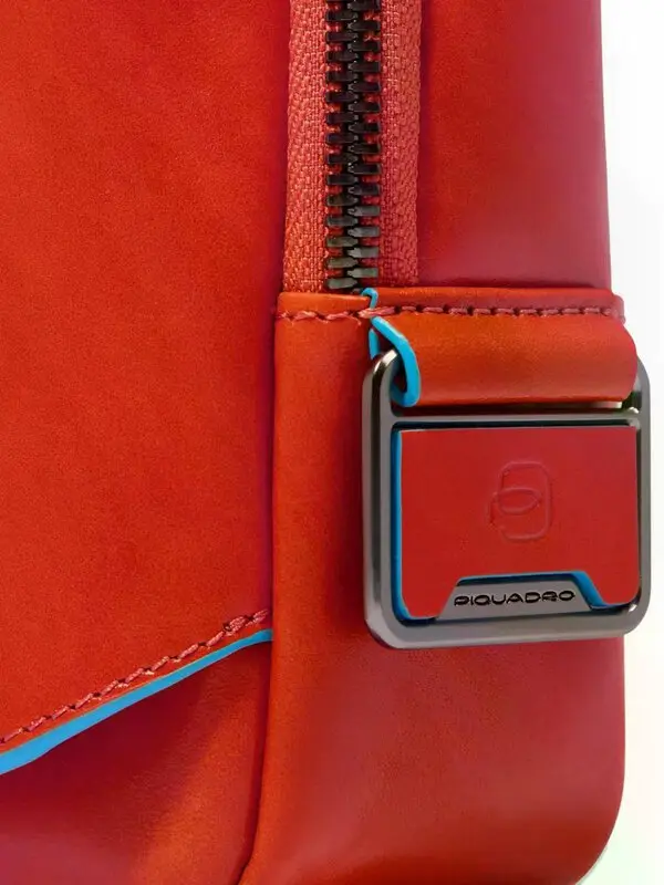 PIQUADRO Leather Messenger Bag