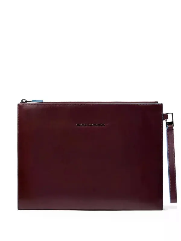 PIQUADRO Zipped Clutch - Brown