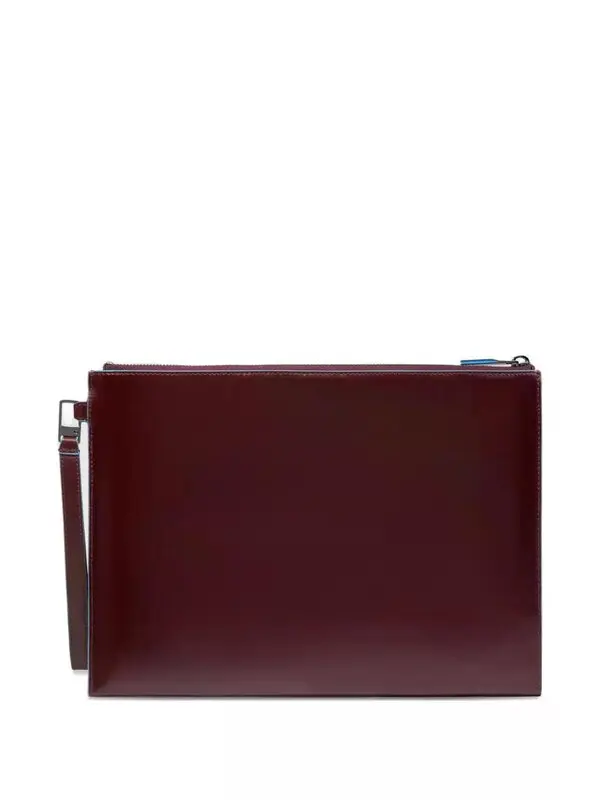 PIQUADRO Zipped Clutch - Brown