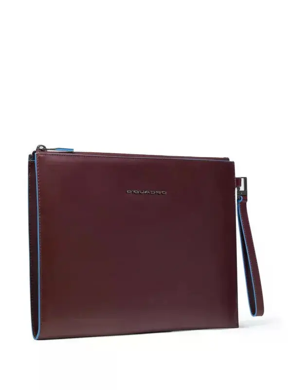 PIQUADRO Zipped Clutch - Brown