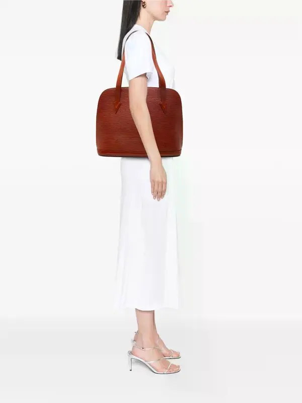LOUIS VUITTON 1996 Epi Lussac Shoulder Bag - Brown