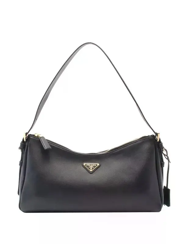 Prada 2013-2026 Leather Shoulder Bag - Black