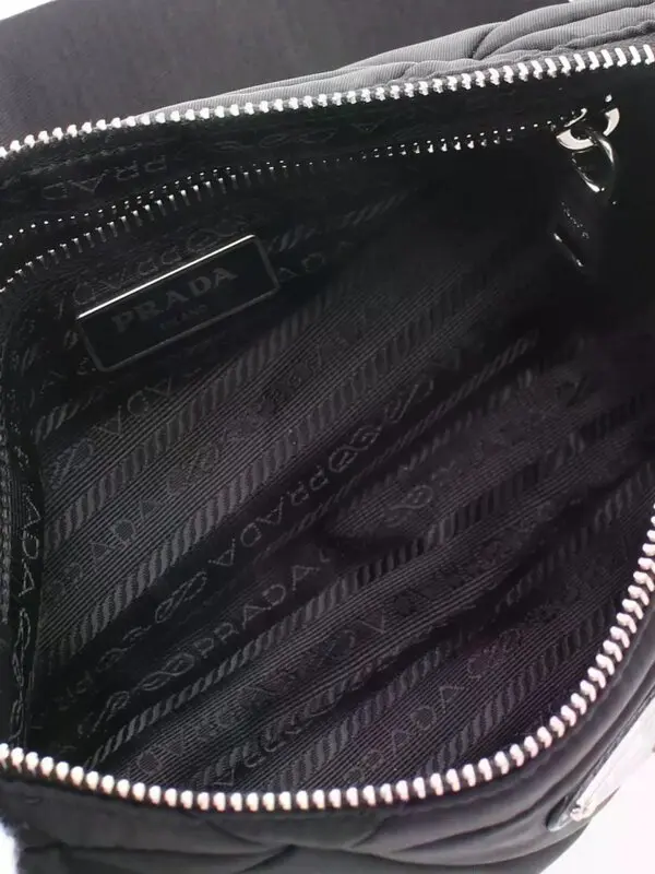 Prada 2013-2026 Tessuto Crossbody Bag - Black