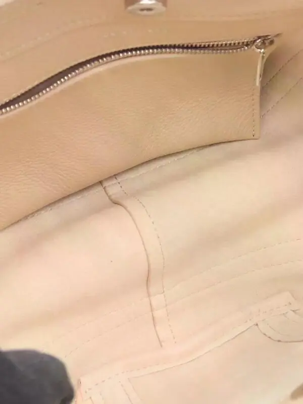 Balenciaga 2018-2026 Leather Everyday North South Xs Handbag - Neutrals