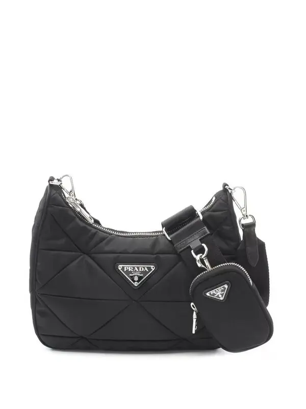 Prada 2013-2016 Tessuto Cross Body Bag - Black