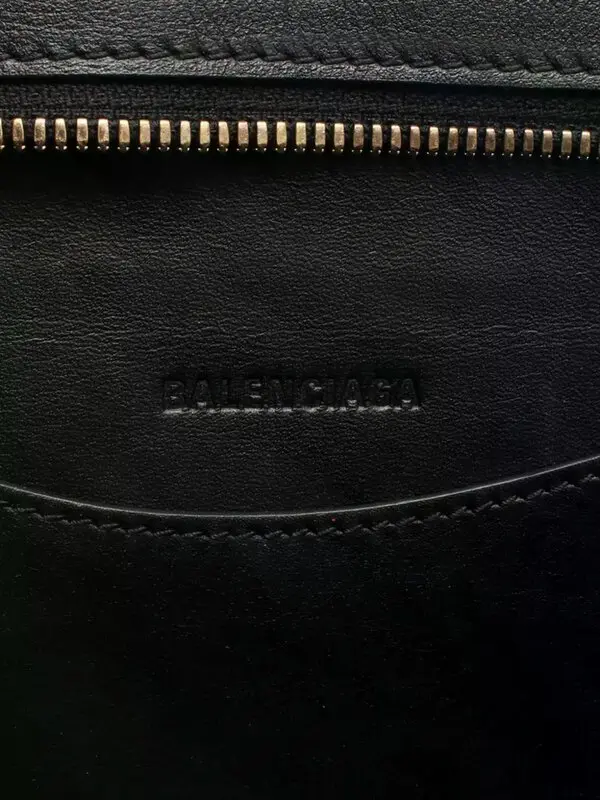 Balenciaga 2010-2026 Small Motocross Neo Classic City Satchel - Black