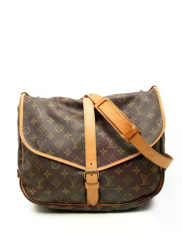 LOUIS VUITTON 1990 Monogram Saumur 35 Crossbody Bag