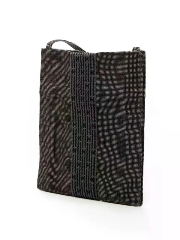Hermès 1990-2010 Herline Pochette Crossbody Bag - Grey