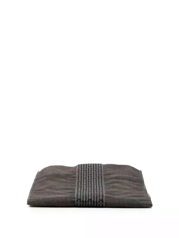 Hermès 1990-2010 Herline Pochette Crossbody Bag - Grey