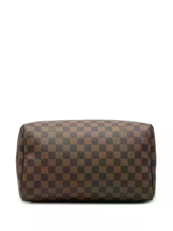 LOUIS VUITTON 2008 Damier Ebene Speedy 30 Boston Bag