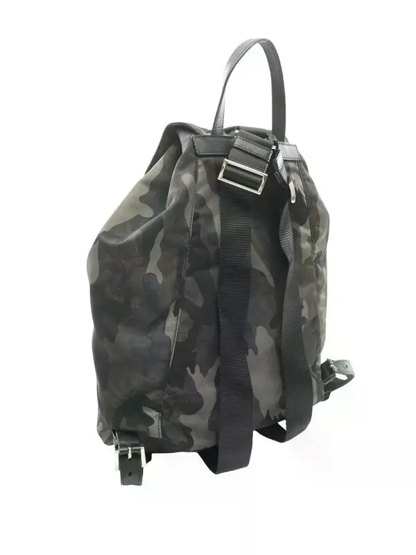 Prada 2013-2026 Tessuto Backpack - Green