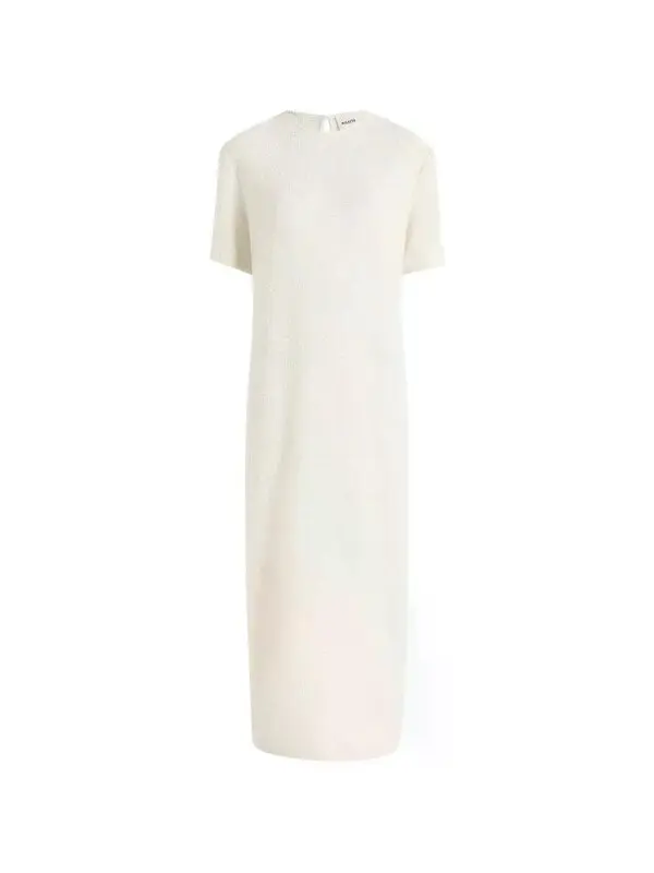 Khaite Webber Dress In English Twist Tweed - Neutrals