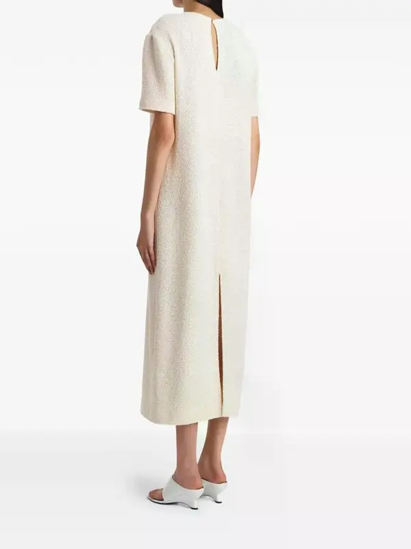 Khaite Webber Dress In English Twist Tweed - Neutrals