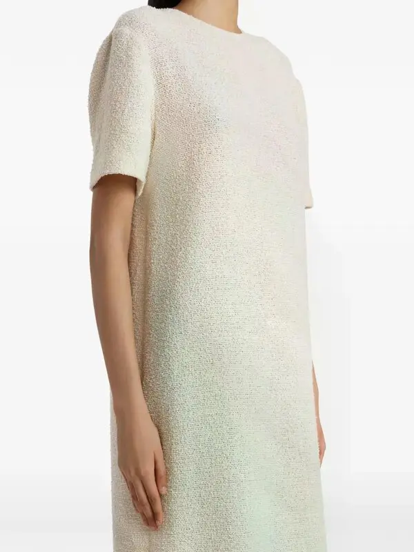 Khaite Webber Dress In English Twist Tweed - Neutrals