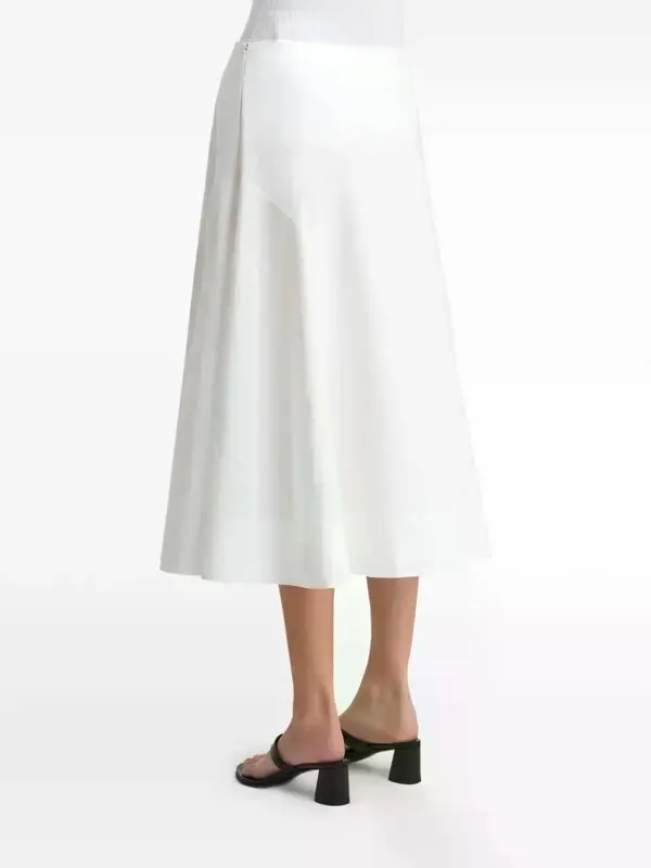 Khaite A-line Midi Skirt