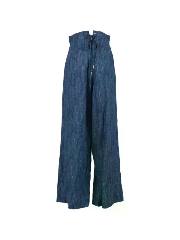 Ermanno Scervino Button-detail Palazzo Pants