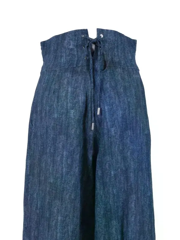 Ermanno Scervino Button-detail Palazzo Pants