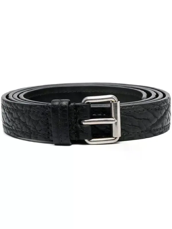 Prada Textured-finish Buckle-fastening Belt - Black