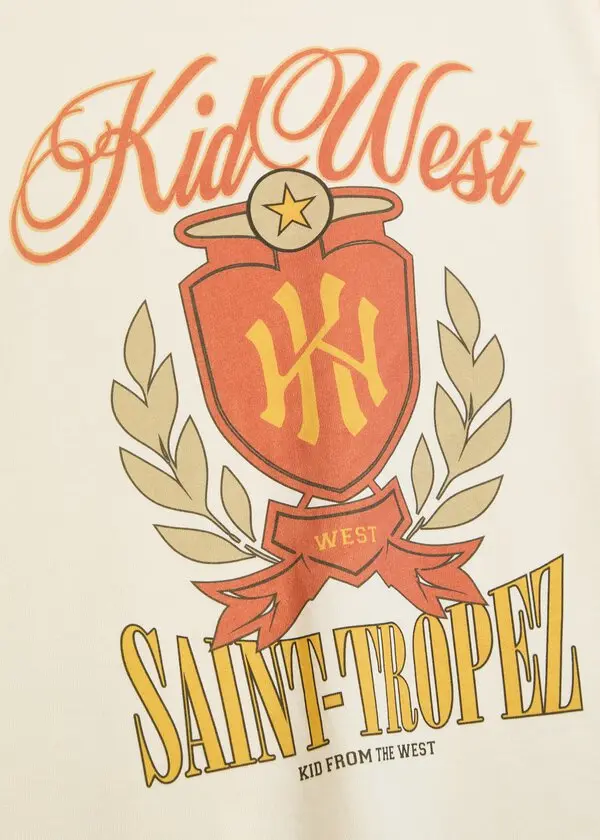 KIDWEST Saint Tropez Printed Cotton T-shirt