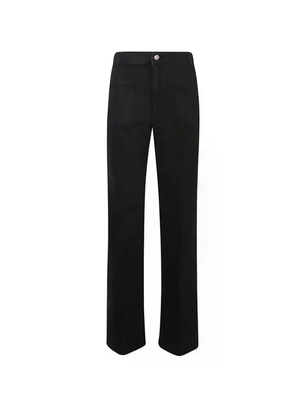 Victoria Beckham Alina Logo-patch Jeans