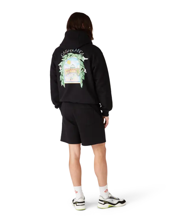 Casablanca L'arche Hooded Sweatshirt - Black