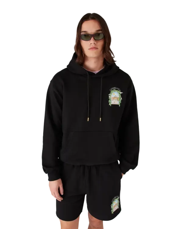 Casablanca L'arche Hooded Sweatshirt - Black