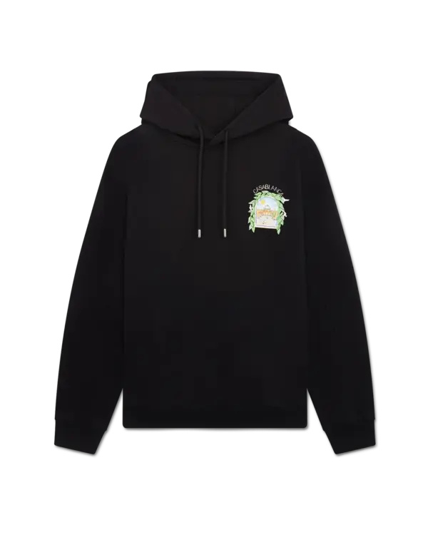 Casablanca L'arche Hooded Sweatshirt - Black