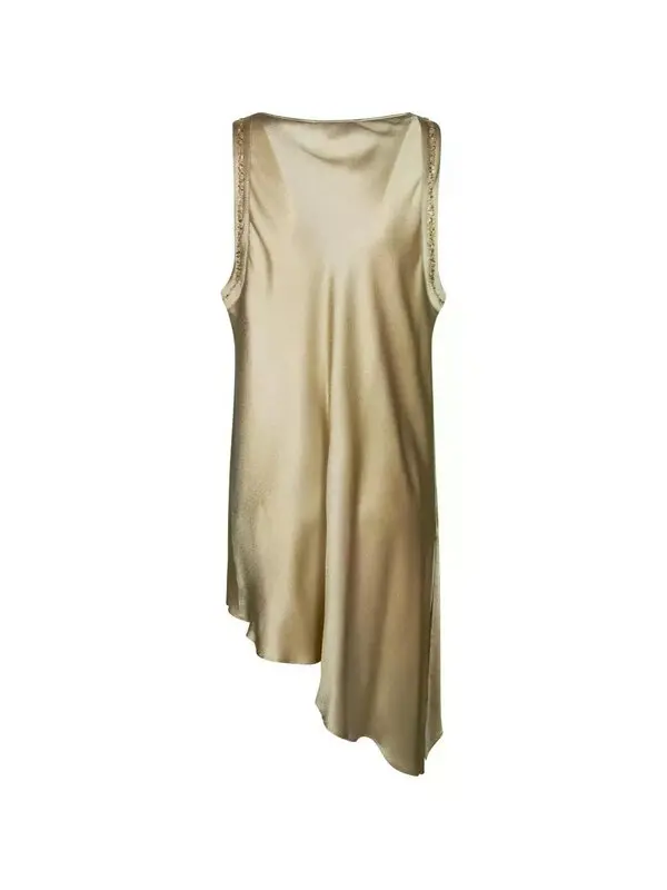 Antonelli Firenze Sequin-embellished Asymmetric Top - Gold
