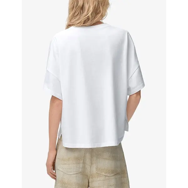 Loewe X Paula's Ibiza Anagram-appliqué Boxy-fit Cotton-jersey T-shirt